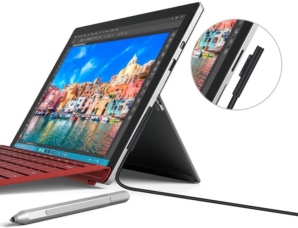 Snapklik.com : Surface Pro Charger 65W For Surface Pro 3/4/5/6/7 Power ...