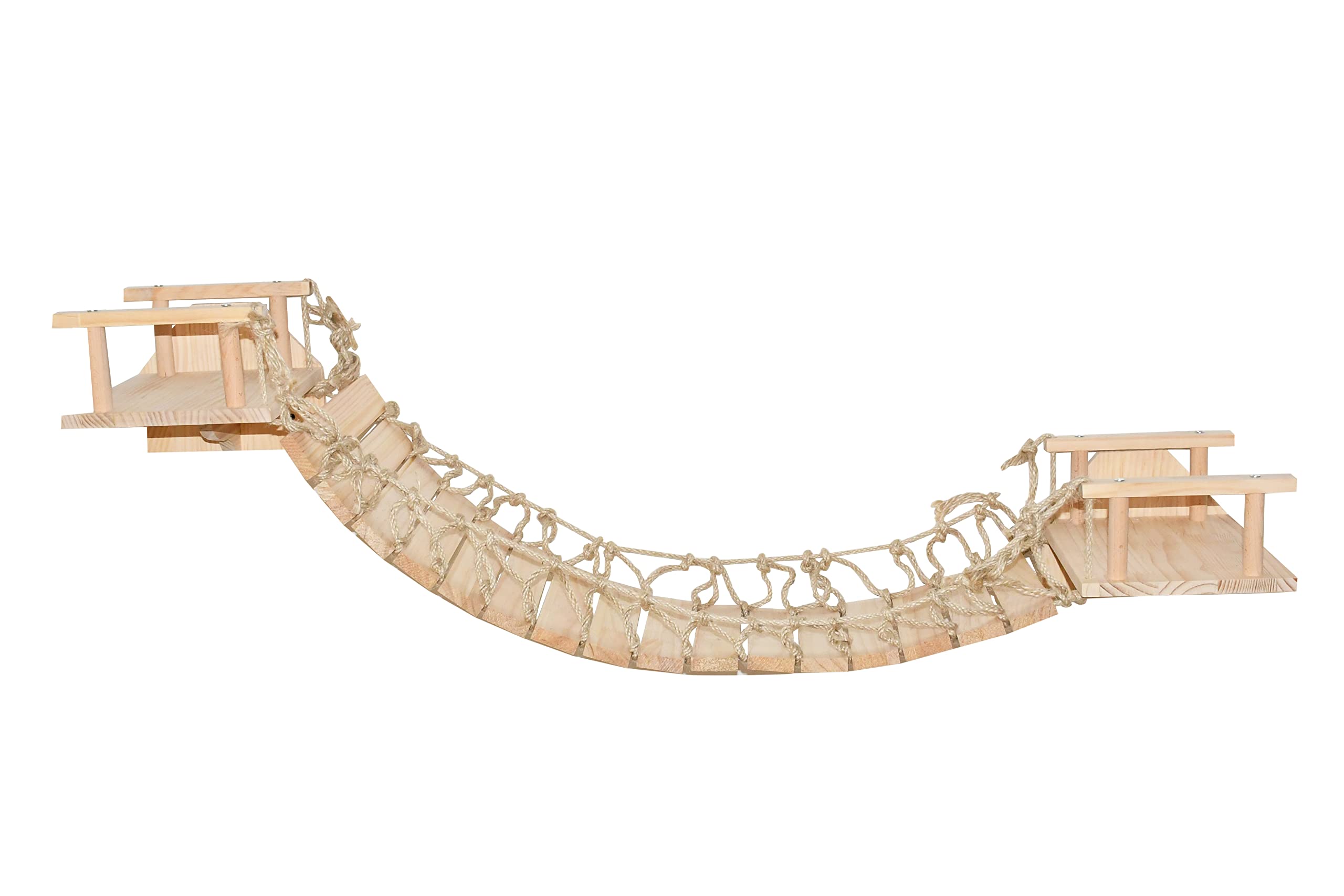 Felivecal 55" Wooden Wall-Mounted Cat Bridge Cat Bed Step Large ...