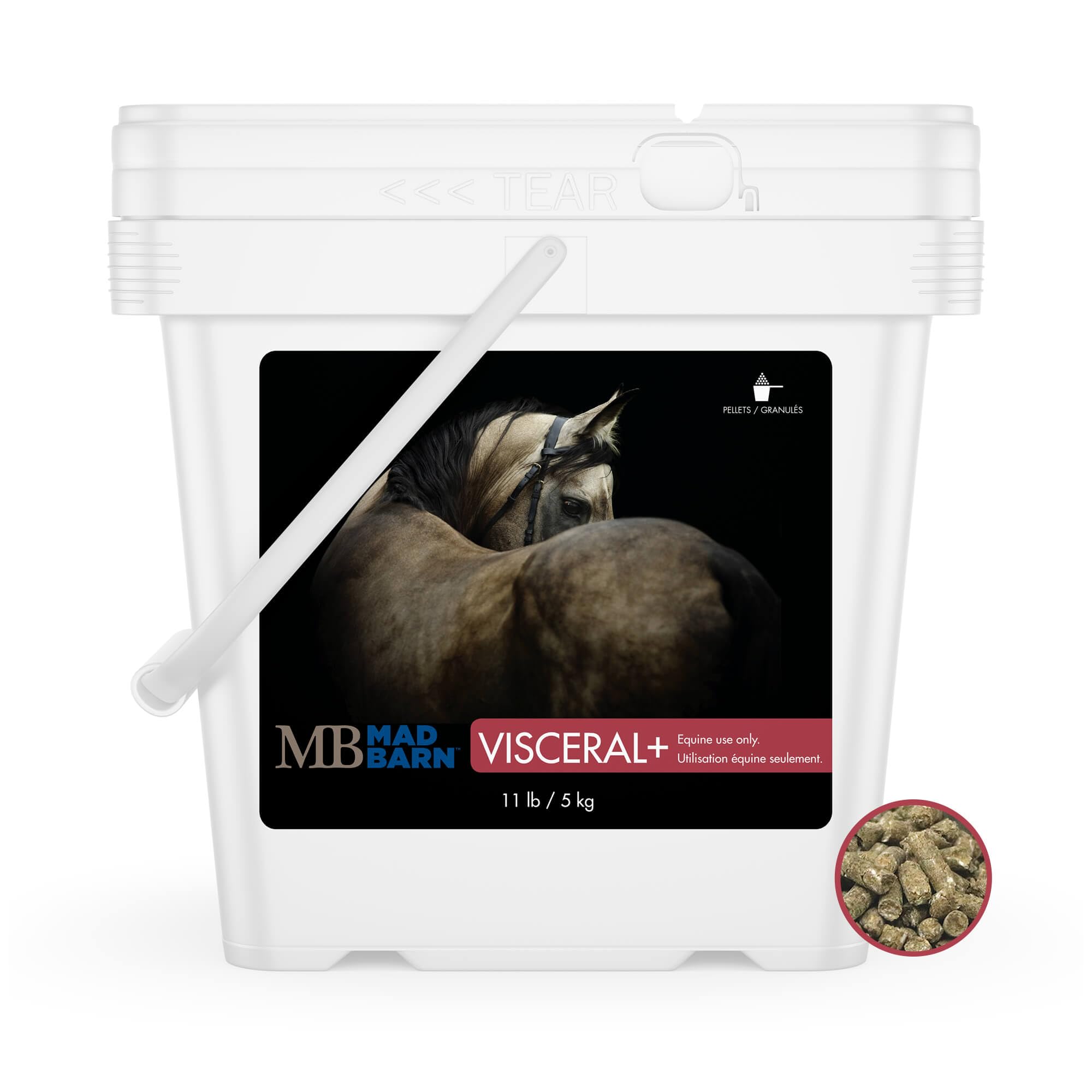Mad Barn - Visceral+ - Supplement for Horse Gut Health and Digestion, 5 ...