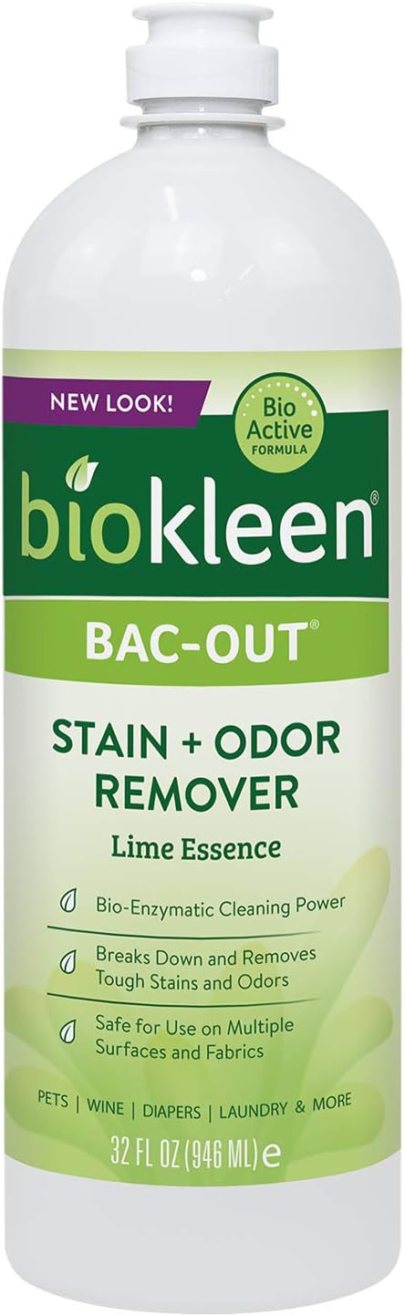 Amazon.com : biokleen Bac Out Stain & Odor Eliminator with Live Enzyme ...