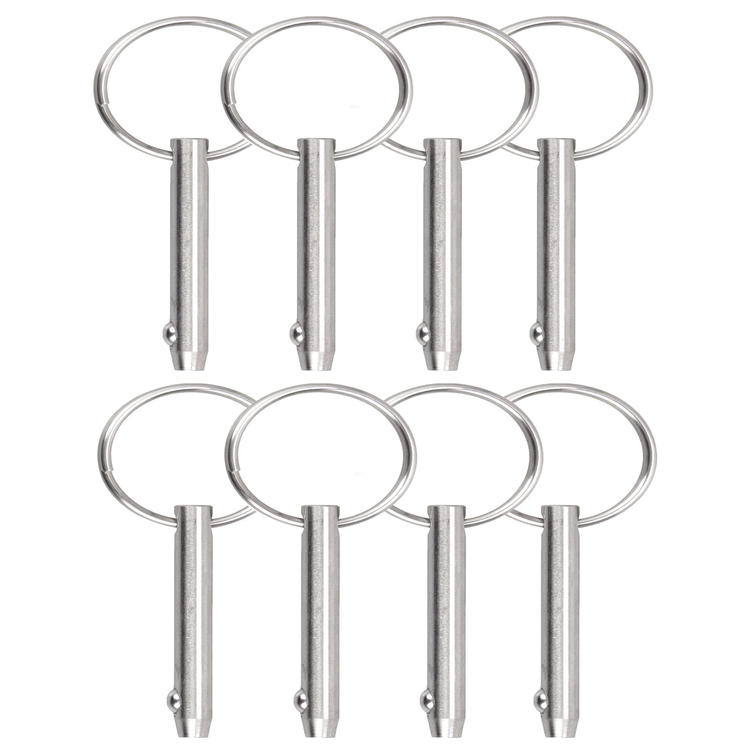 8 PCS Quick Release Pins Bimini Top Pins, Diameter 1/4"(6.3 mm ...