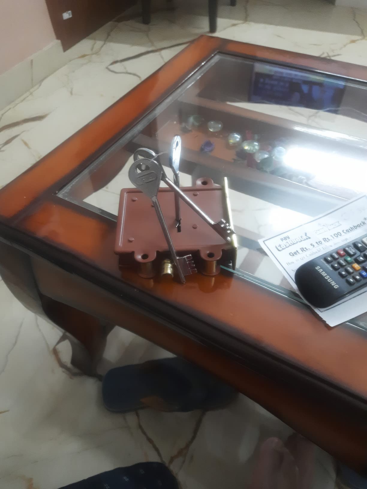 BUCKLER Main Gate Door Lock for Home/Office/Godown, Slider and Double ...