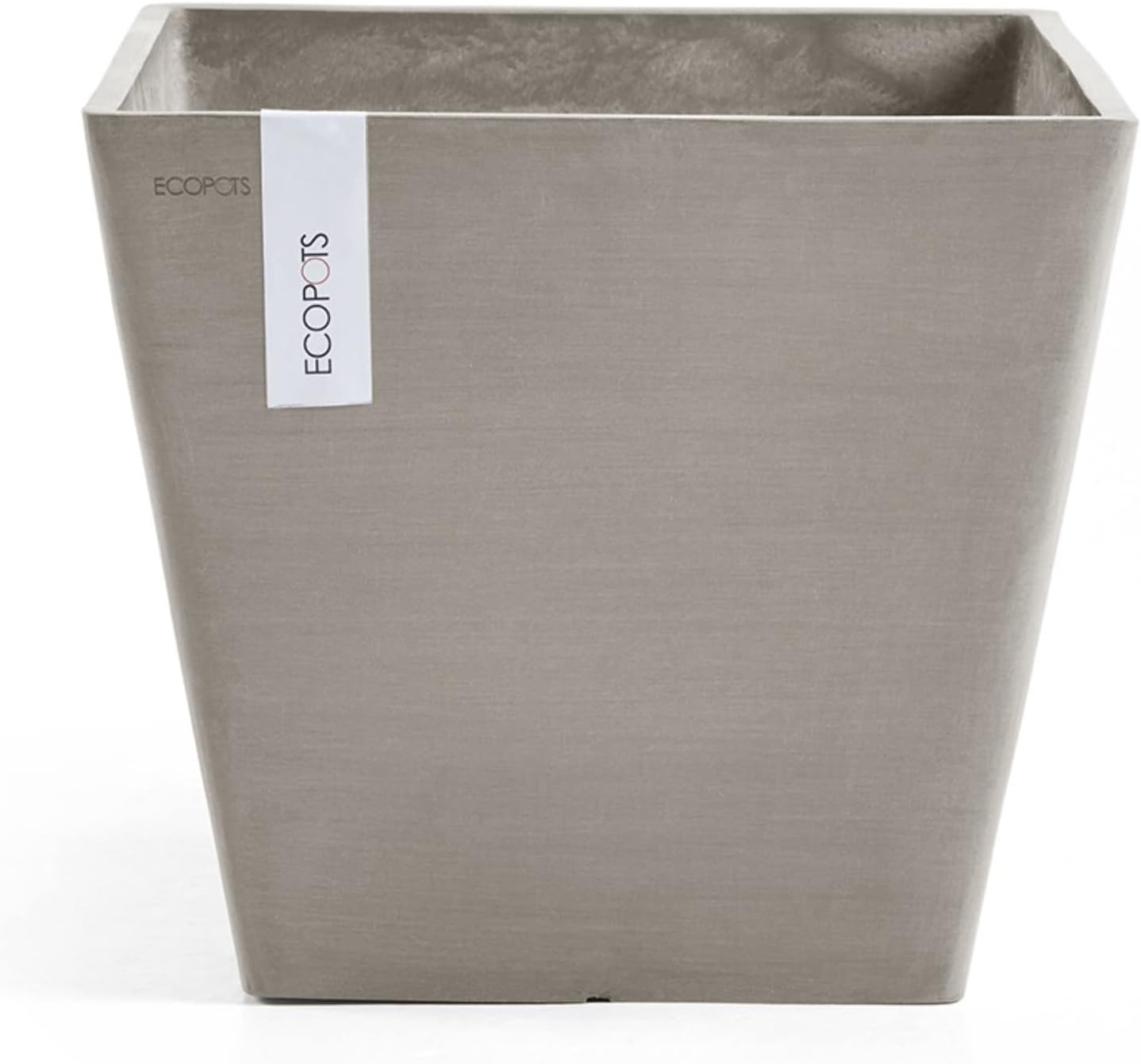 Amazon.com : Ecopots Rotterdam Durable Modern Square Indoor/Outdoor ...