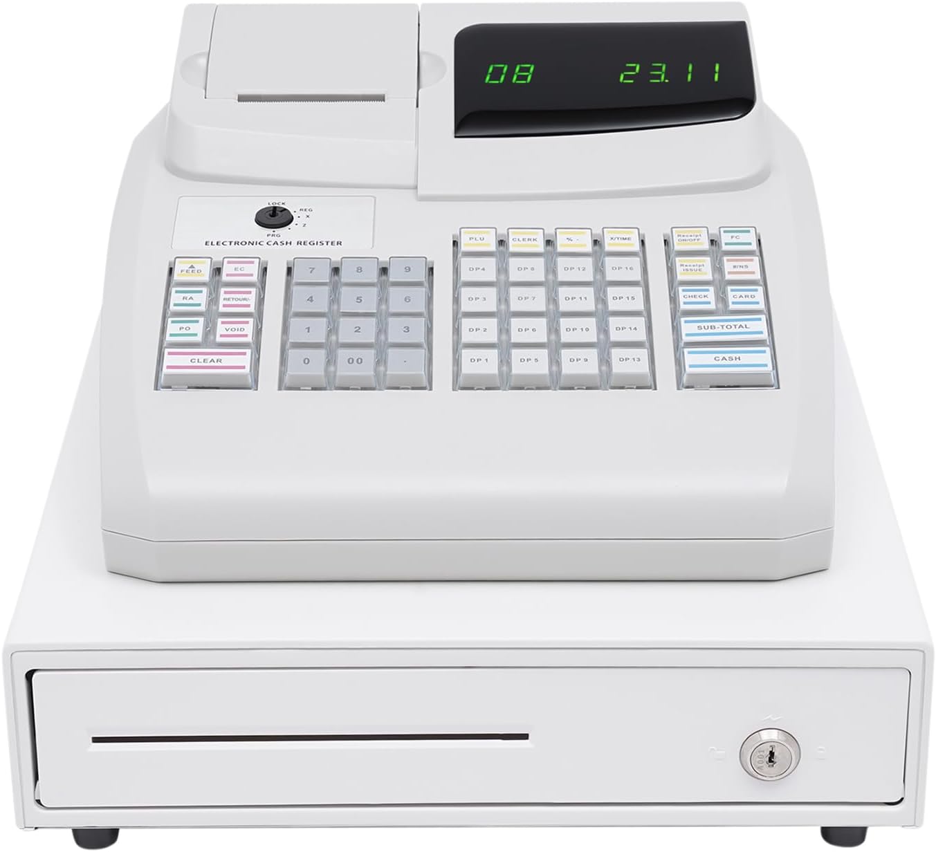 Amazon.com : TFCFL Cash Register Cash Management System, 47 Keys ...