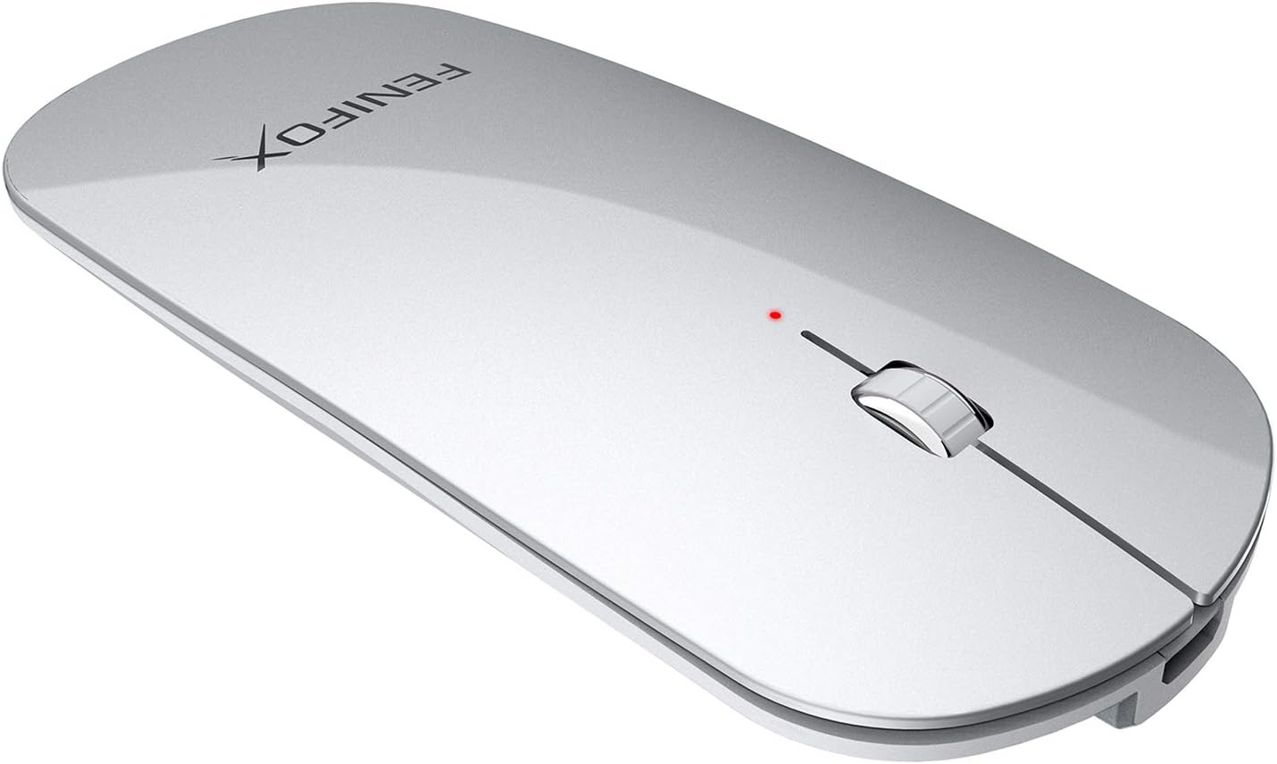 Amazon | FENIFOX Bluetoothマウス -充電式 薄型 携帯 スリム ミニ さやき 静音 フラット ポータブル ワイヤレス ...