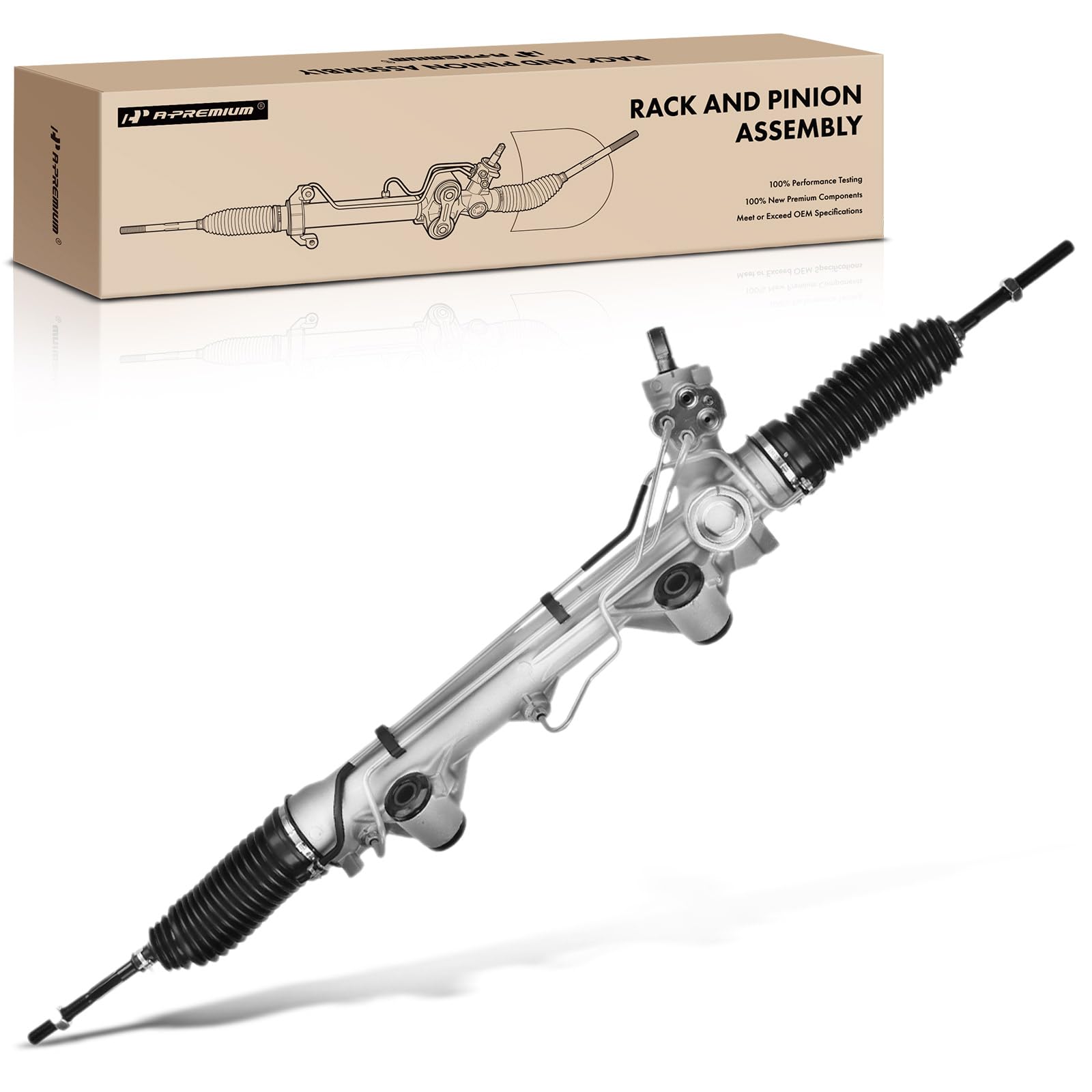 A-Premium Power Steering Rack and Pinion Assembly, with Boots ...
