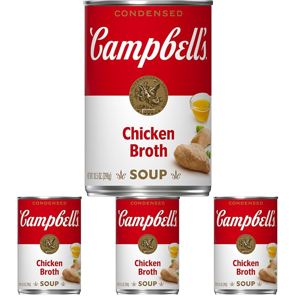 Amazon.com : Campbell's Condensed Chicken Broth, 10.5 Ounce Can (Pack ...