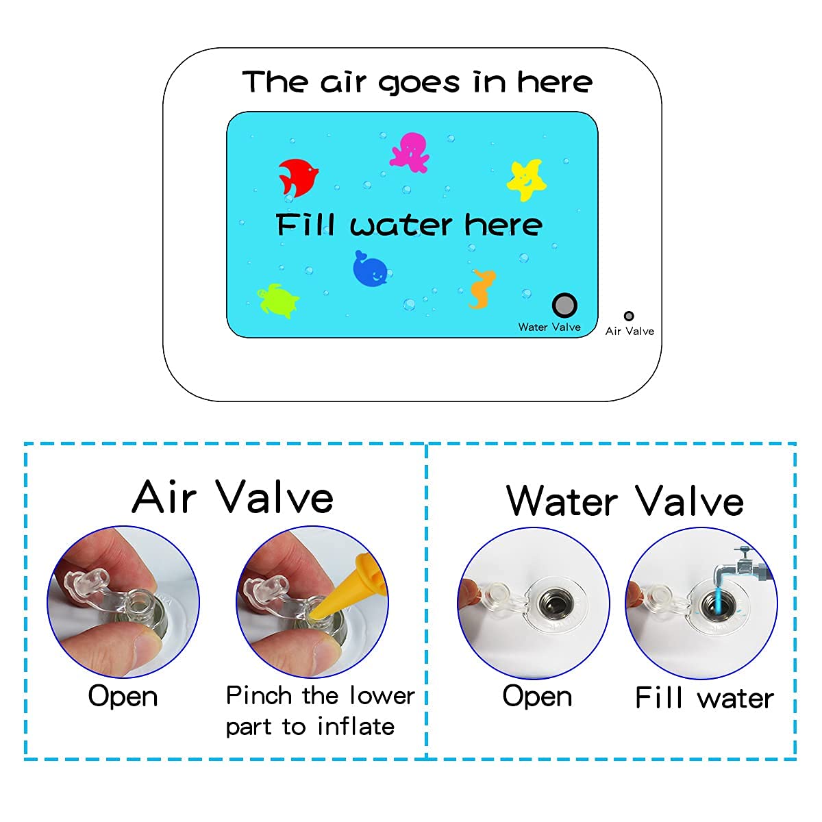 YULIN-MALL Colchoneta de agua...B09DG2J55F | Encarguelo.com