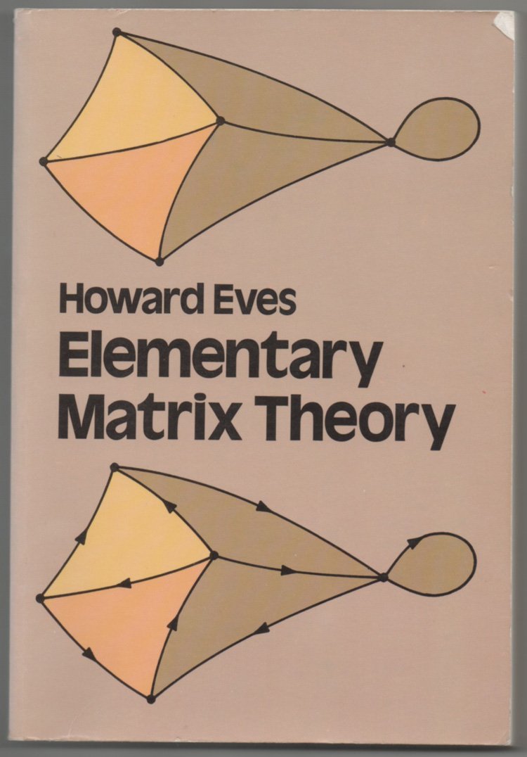 Amazon.com: Elementary Matrix Theory (Dover Books on Mathematics ...