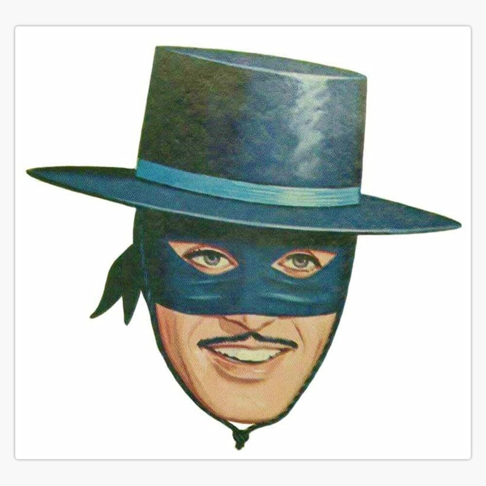 Amazon.com: zorro painting Window Water Bottle Bumper Sticker Decal 5 ...