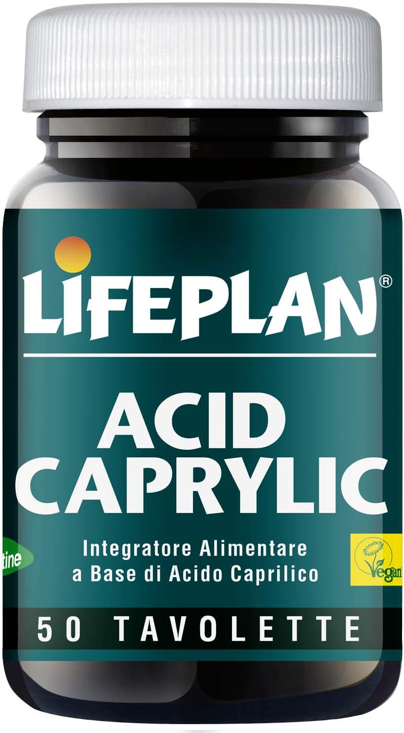 LIFEPLAN Ácido caprílico 50tabs (PACK DE 1) : Amazon.es: Salud y ...