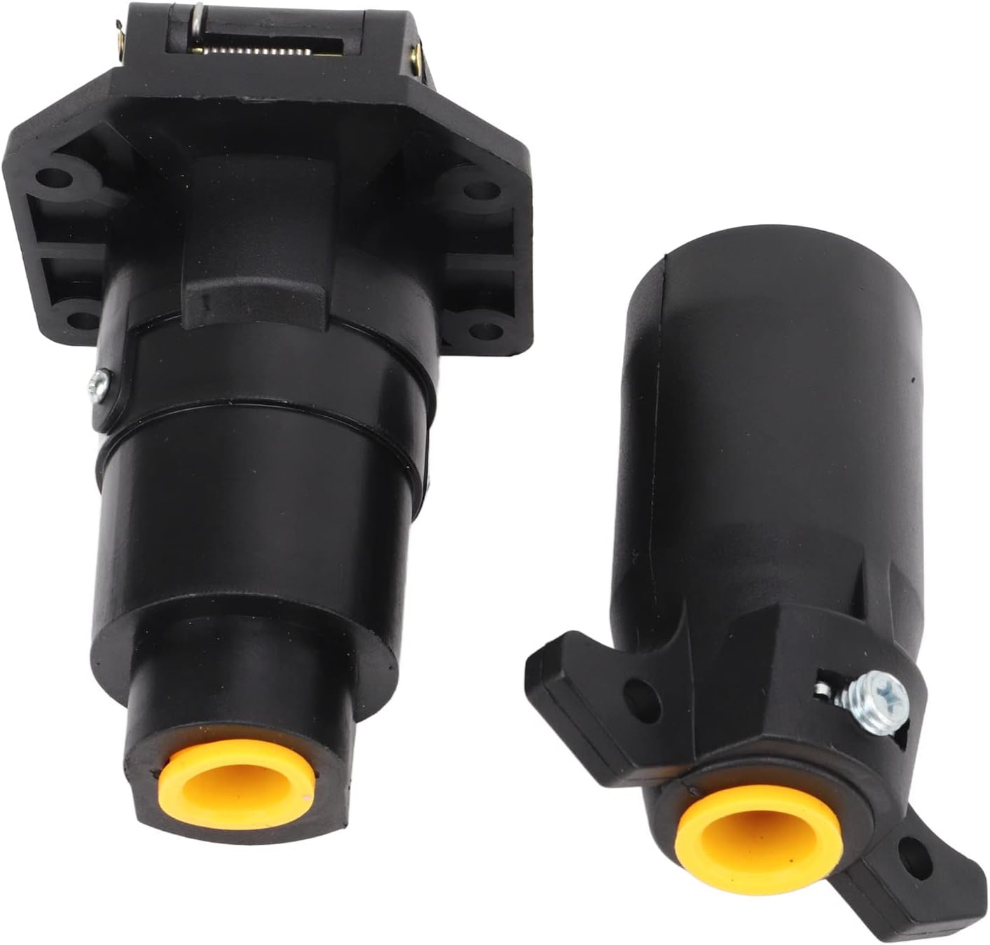 Amazon.com: 7 Pole Round Trailer Connector, Easy To Install Ergonomic 7 ...