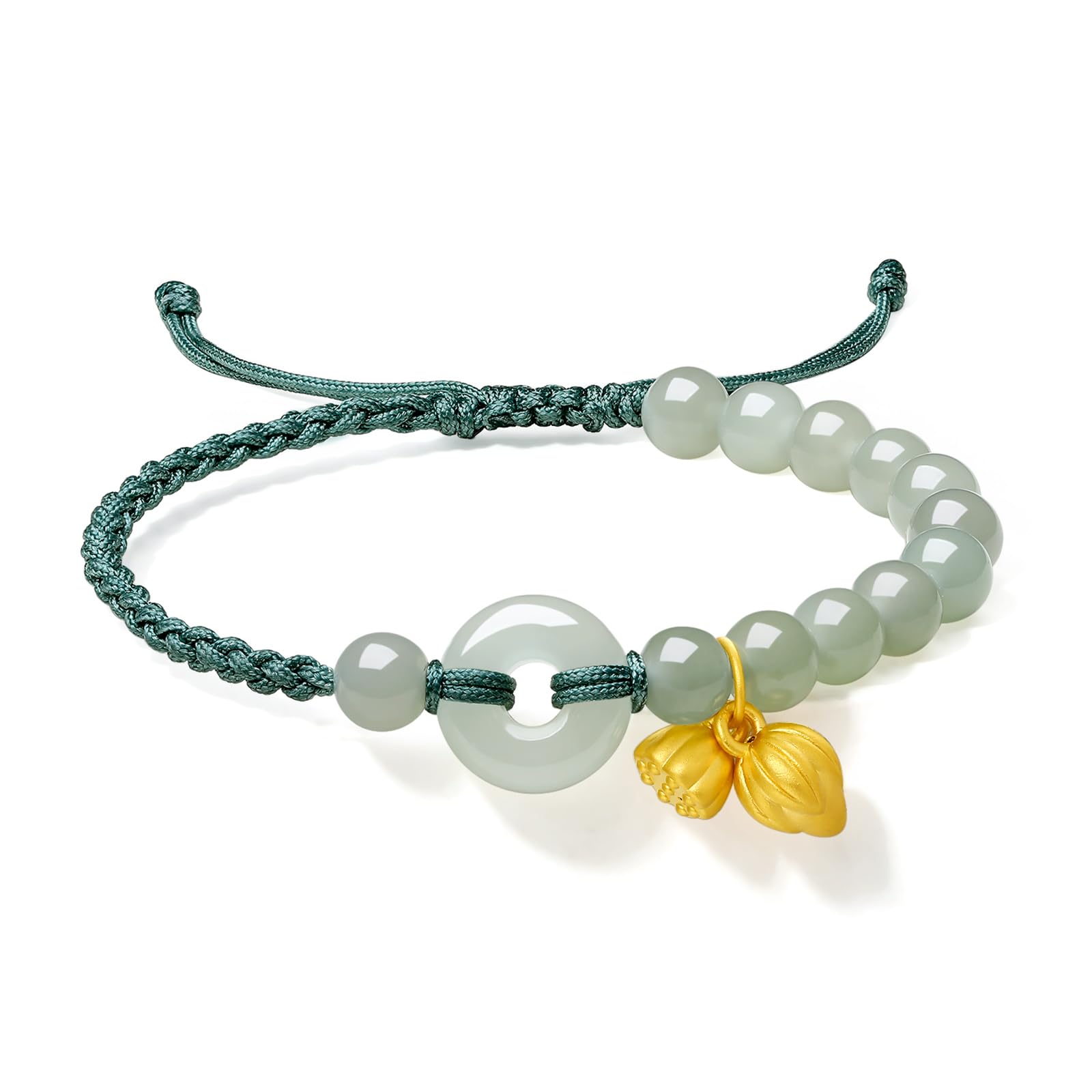 Amazon.com: ZHOU LIU FU 24K Solid Gold Bracelet for Women, Real Pure ...