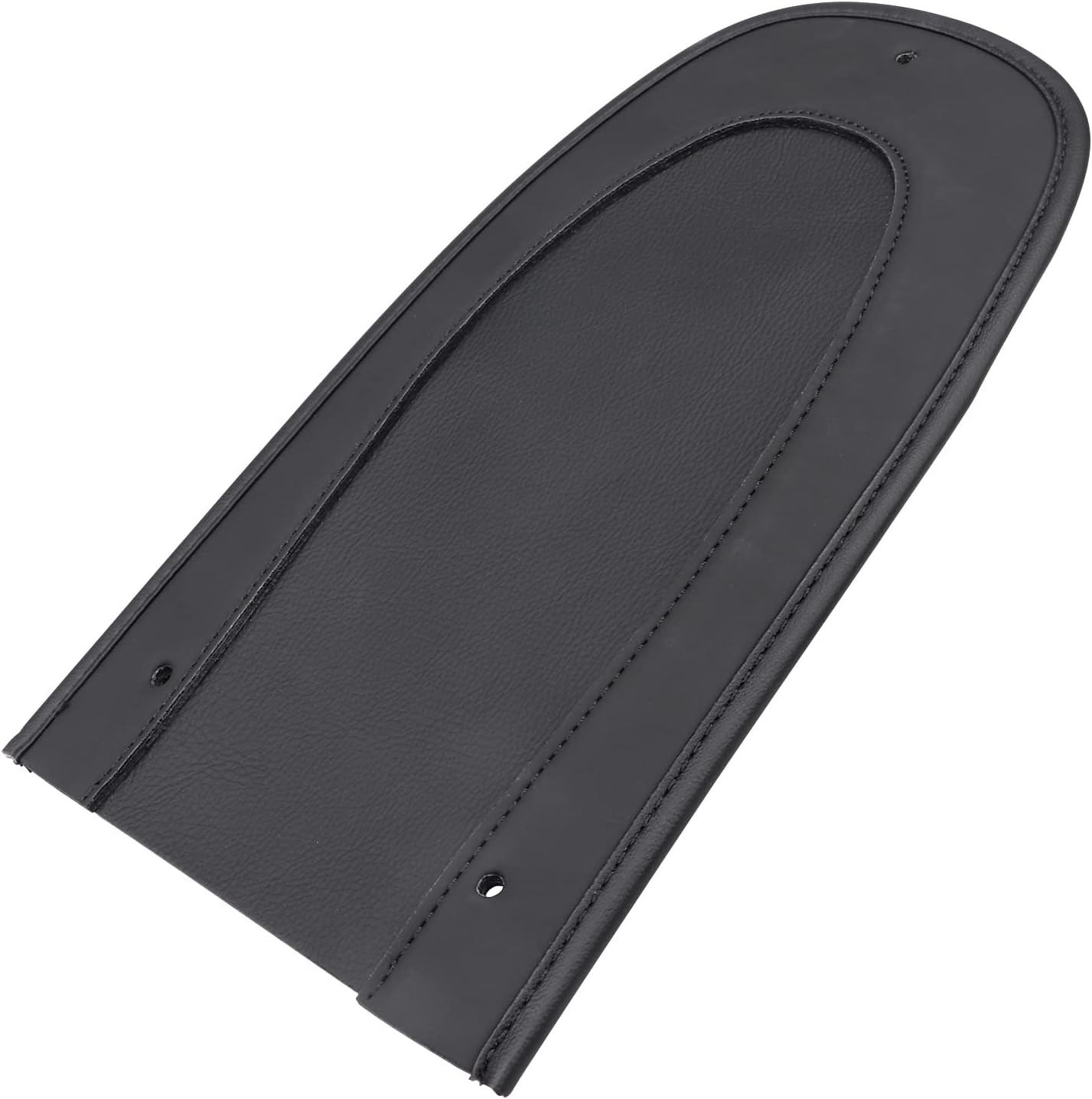 Amazon.com: PU Leather Black Flame Rear Solo Seat Fender Bib for Harley ...