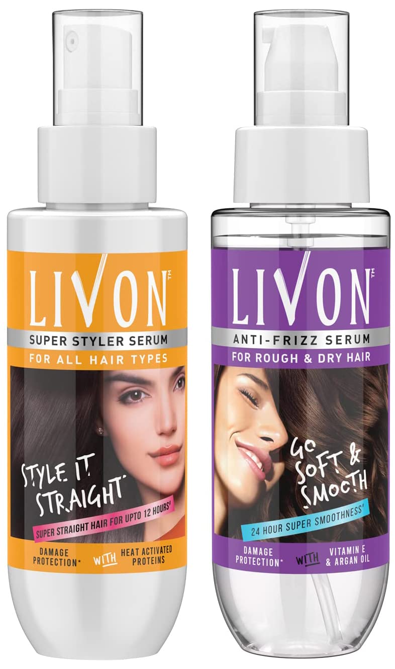 Buy Livon Serum For Women For Dry & Rough Hair For 24 Hour Frizz-Free ...