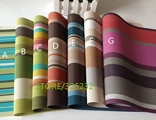 Buy Generic D: Quality Placemat PVC Placemat Fashion Western Pad ...