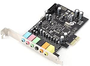 Amazon.com: Internal Surround PCI Sound Card Black Low Latency Sound ...