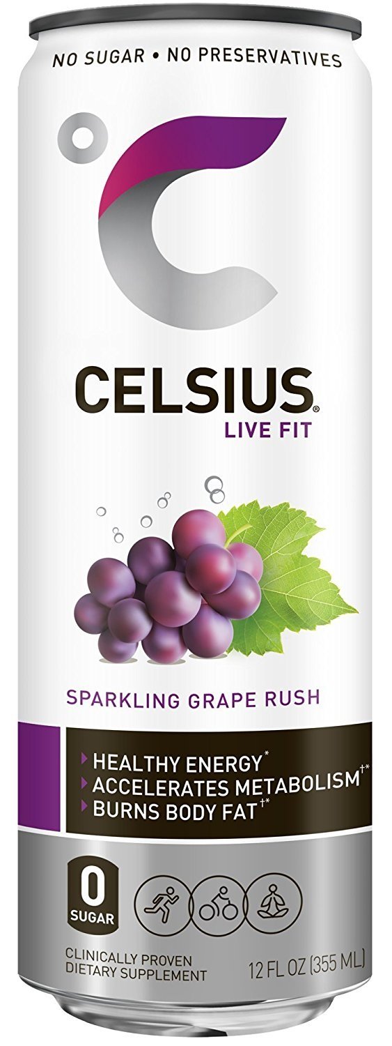 Superior Celsius Sparkling Grape Rush 12 Ounce Pack Of Healthy Energy ...