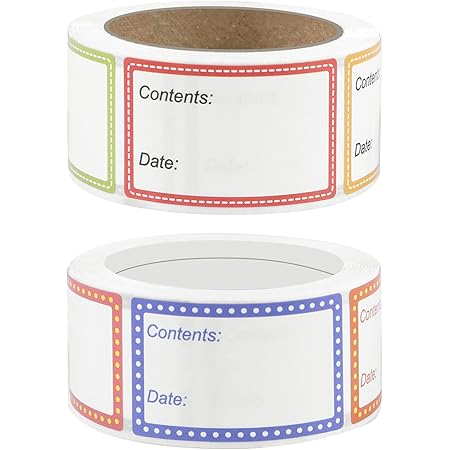 1000 Date Opened Labels 45mm x 12mm : Amazon.co.uk: Stationery & Office ...