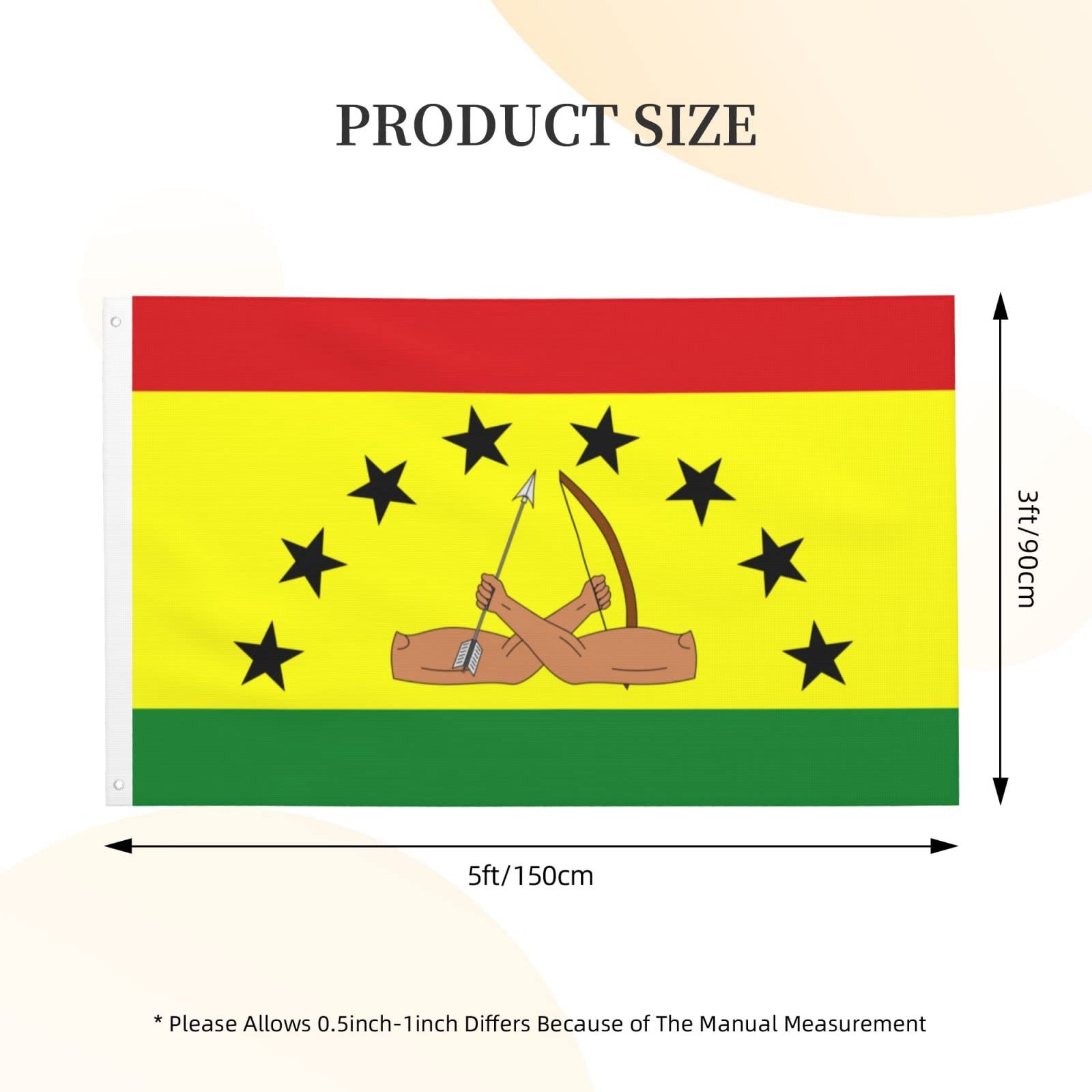 La Bandera Memes Double Sided Bandera De La Comarca Guna Yala Flag 3x5