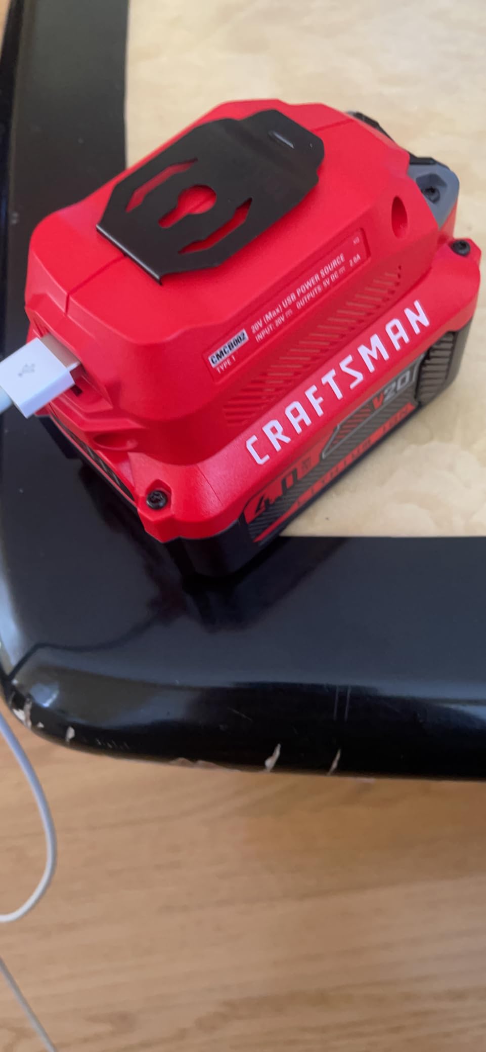 CRAFTSMAN V20 USB Adapter, USB Power Source for Charging Phone, Tablet ...
