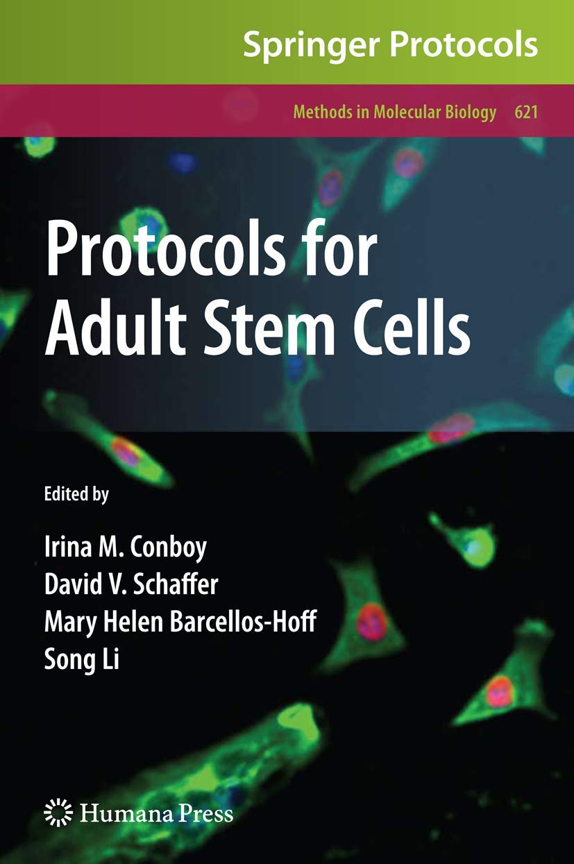 Protocols for Adult Stem Cells (Methods in Molecular Biology, 621 ...
