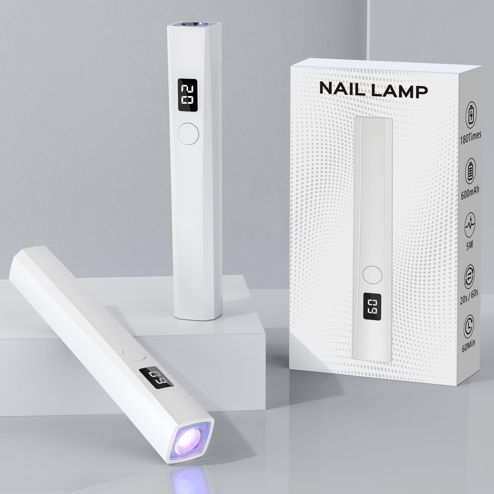 Amazon.com: GAOY Handheld UV Light for Gel Nails, Mini Nail Light ...