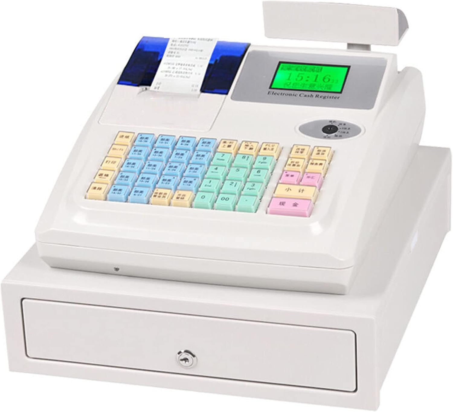 Caisse enregistreuse électronique, 8 LED numériques multifonctionnelles ...