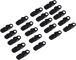 Amazon.co.jp: FLEXMAN 20 Pcs Tarp Clips Heavy Duty Locking Grips, Shark ...