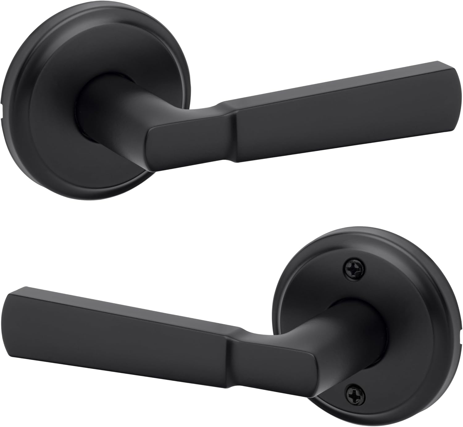 Kwikset Perth Interior Passage Door Handle, Lever for Closet and ...