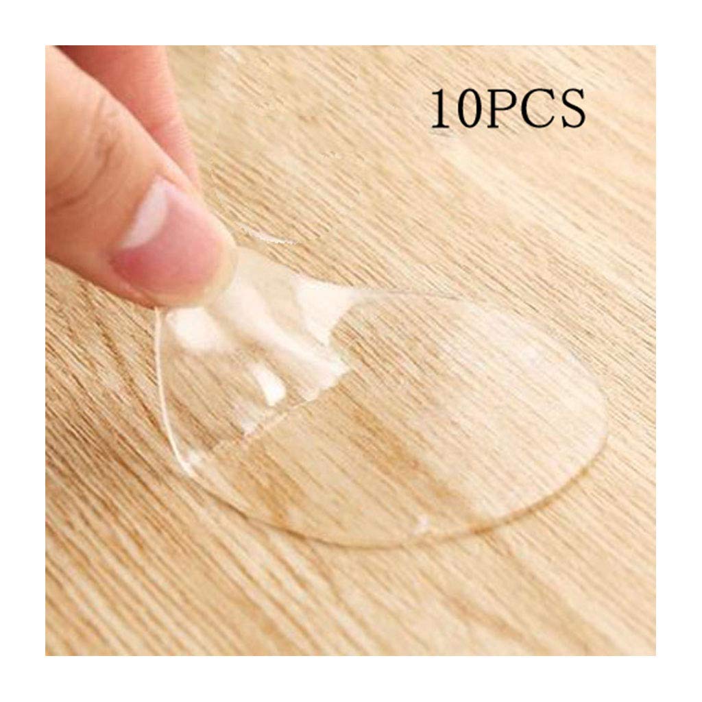 Buy 10Pcs Transparent Silicone Gel Pad Anti Slip Multifunction Non-Slip ...