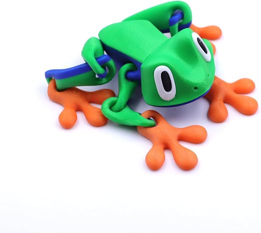 Amazon.com: 3D Printed Frog Toys, Articulated Flexible Printed Animal ...