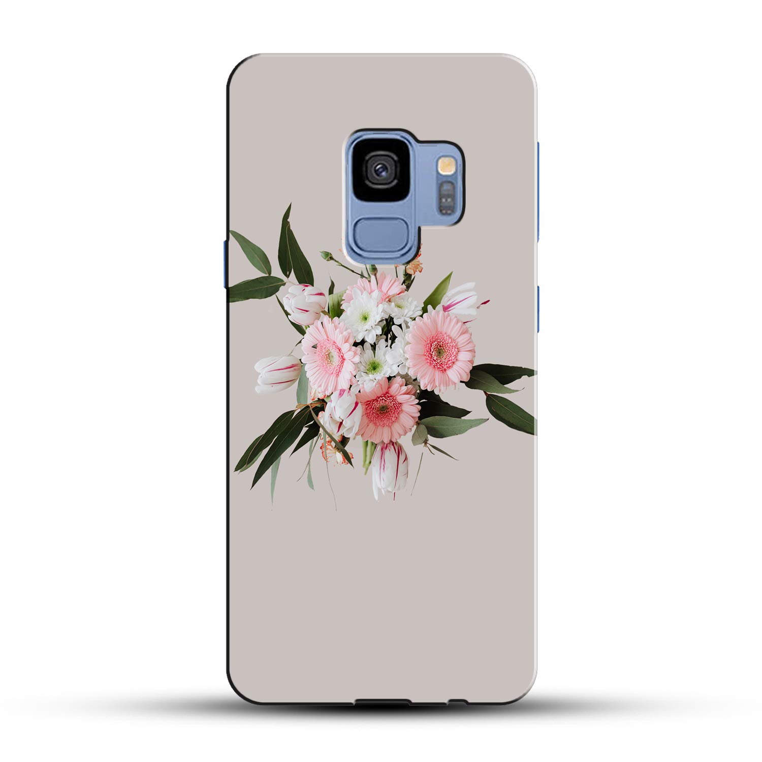 COLORflow Back Cover Compatible with Samsung S9 | Beautiful White Pink ...