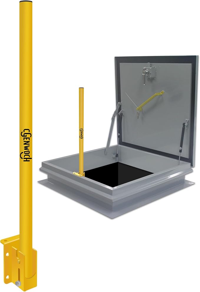 Foldable Roof Hatch Safety Post, Hatch Ladder Extension Hand Assist ...