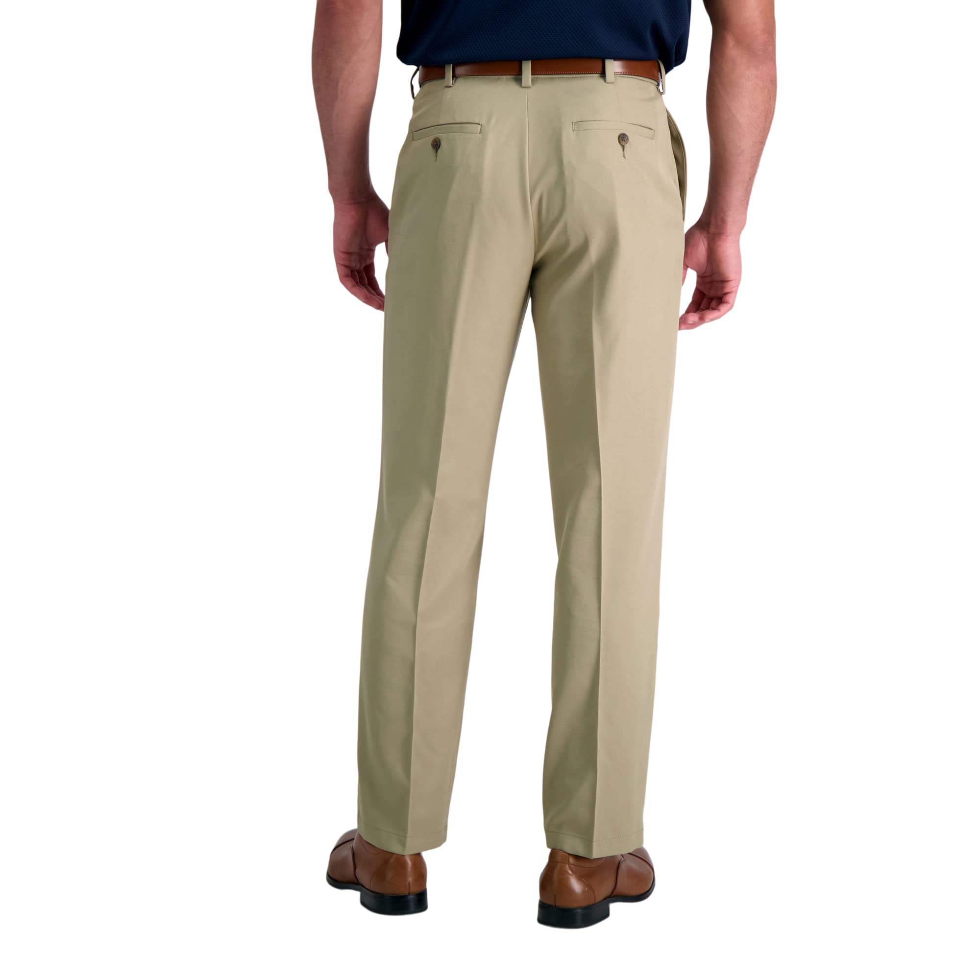 Snapklik.com : Haggar Mens Cool 18 Pro Classic Fit Pleat Front Hidden ...