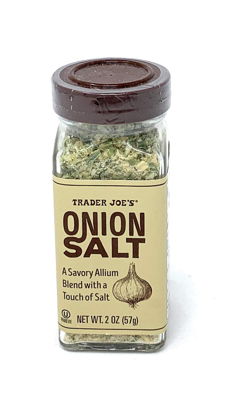 Amazon.com : Trader Joe's Onion Salt Savory Allium Blend Seasoning Salt ...