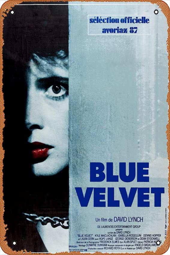 Amazon.com: Blue Velvet Movie Poster 8 x 12 Inches - Retro Vintage ...