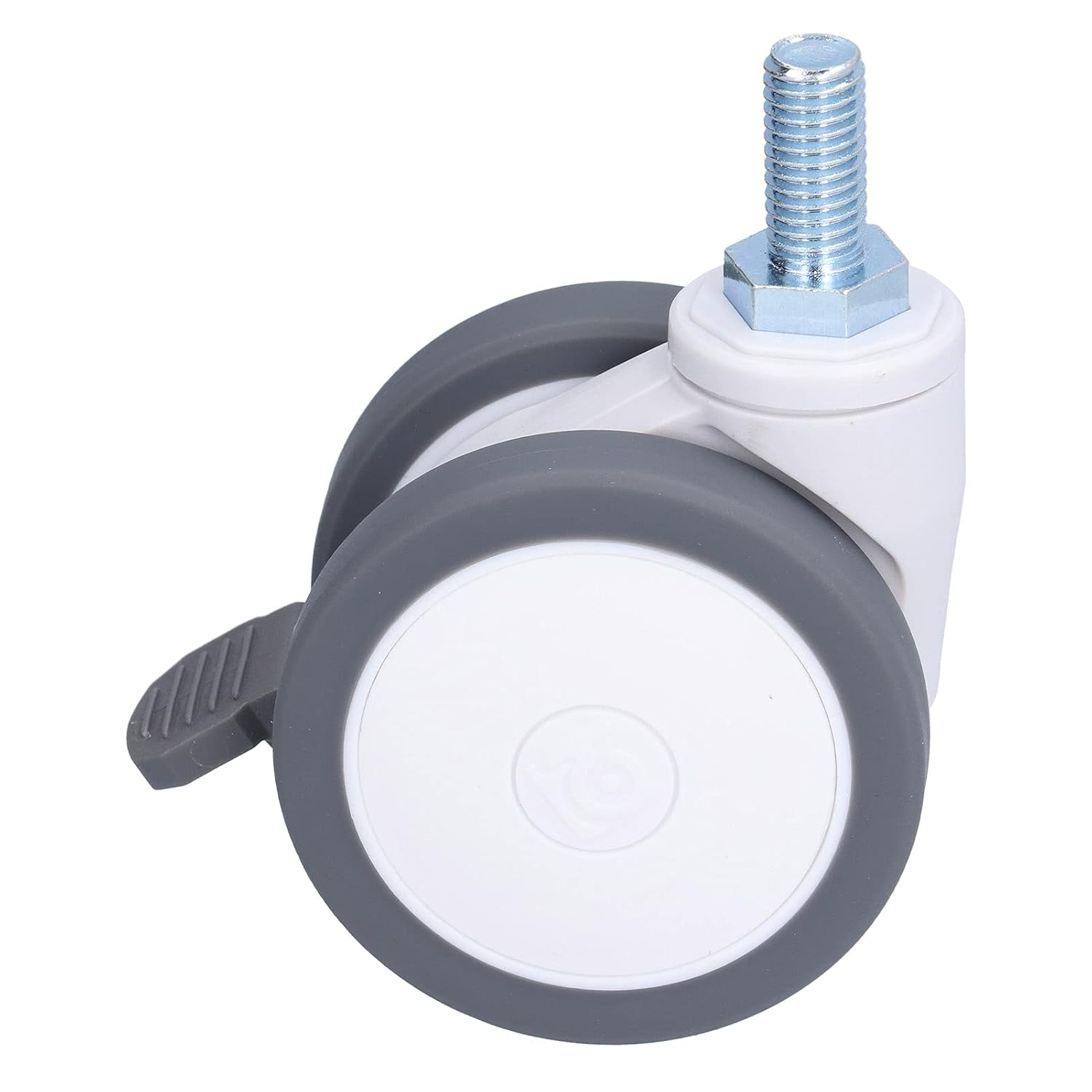 Threaded Stem Casters, M12 Thread 75mm Diameter TPR 3in Silent ...