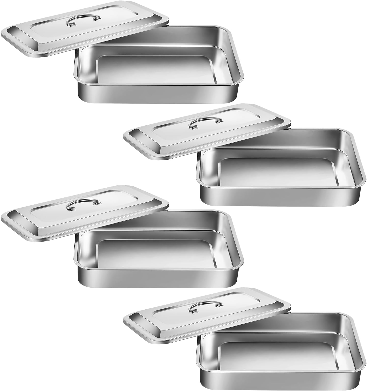 Amazon.com: Medical Surgical Trays Stainless Steel Dental Instruments ...