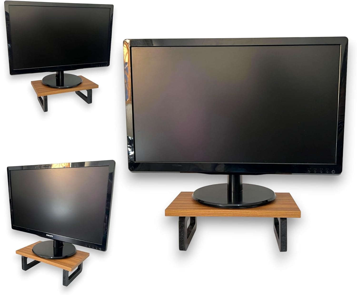 DG Decor Suporte para Monitor Elevado Mesa Stand Desk Organizador 30cm ...