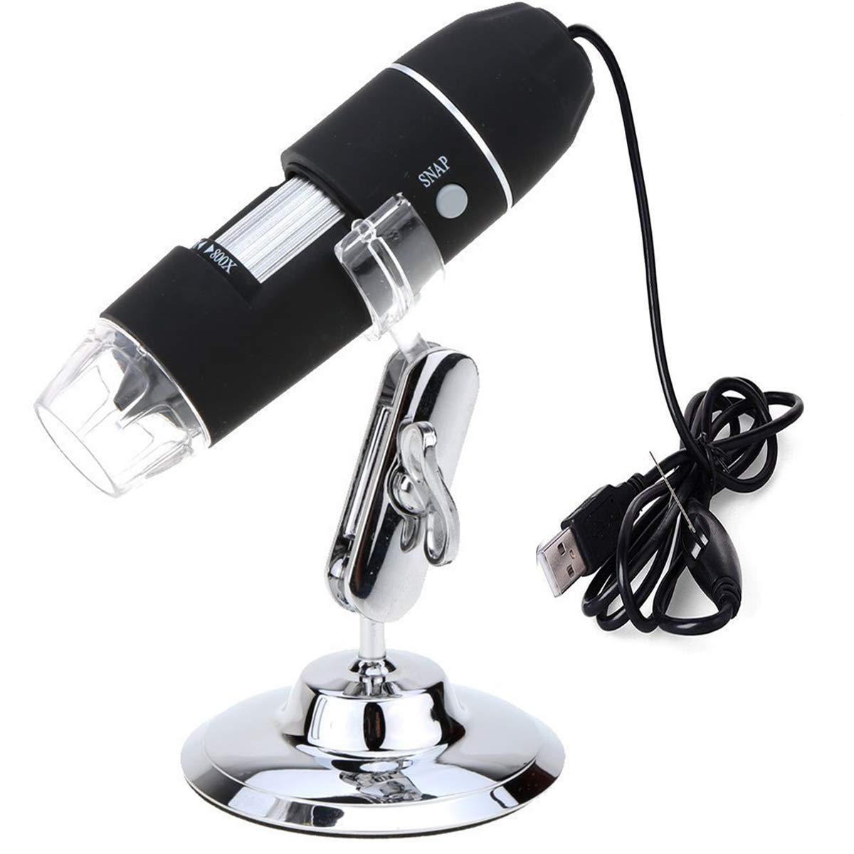 Buy Microware Portable USB Digital Microscope 20x-800x Magnification 8 ...