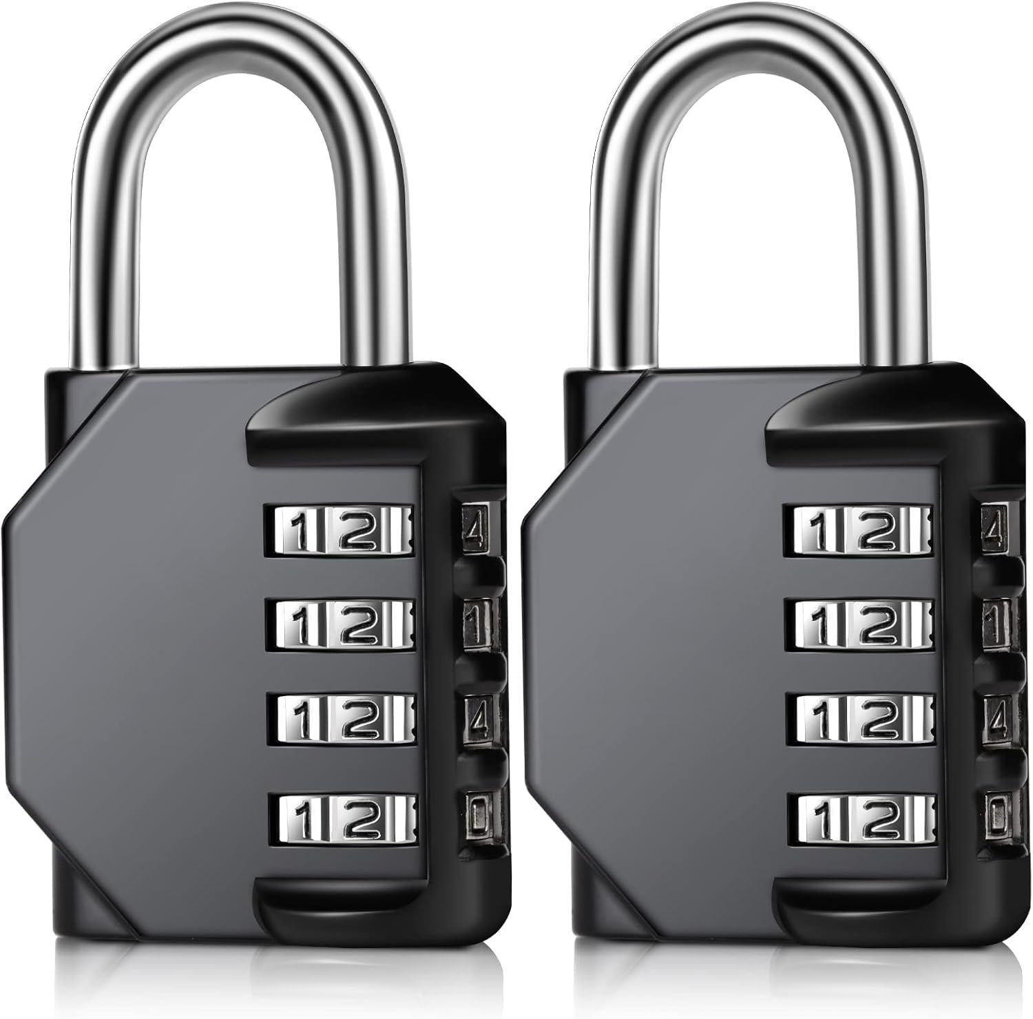 Padlock Combination Padlock 4 Digit Resettable Code Lock Outdoor ...