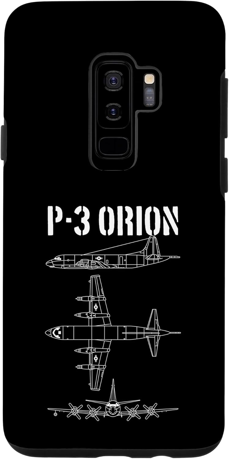 Amazon.com: Galaxy S9+ P3 Orion Military Airplane Schematic Orion Pilot ...