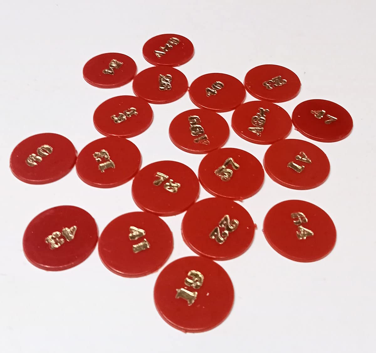 Plastic Numeric Number Token/Coins (1 to 100) : Amazon.in: Toys & Games
