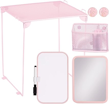 Amazon.com: Svartur Pink Locker Accessories with Locker Shelf, Magnetic ...