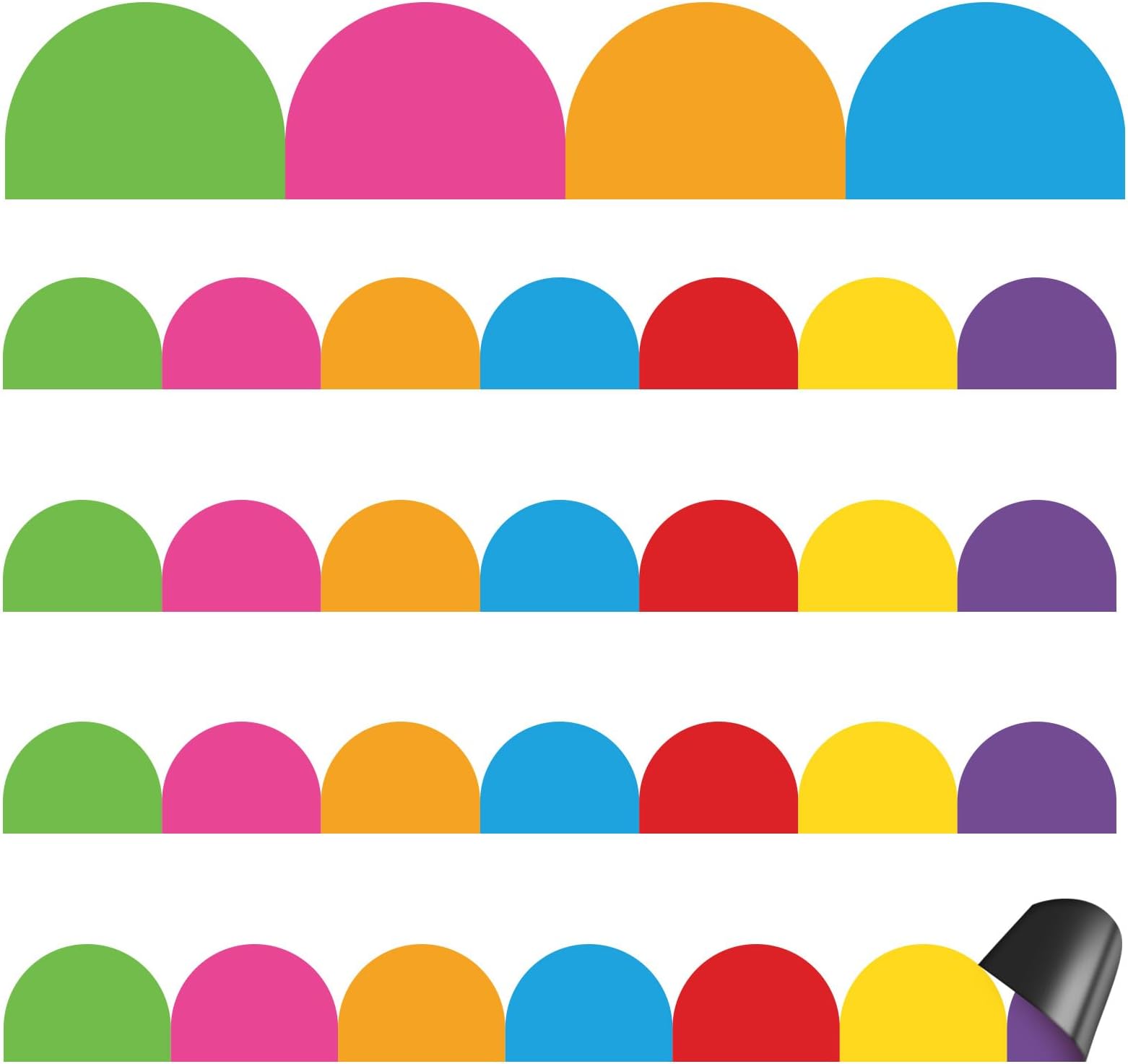 Amazon.com : Qeeenar 24 Pcs Magnetic Borders for Classroom Whiteboard ...