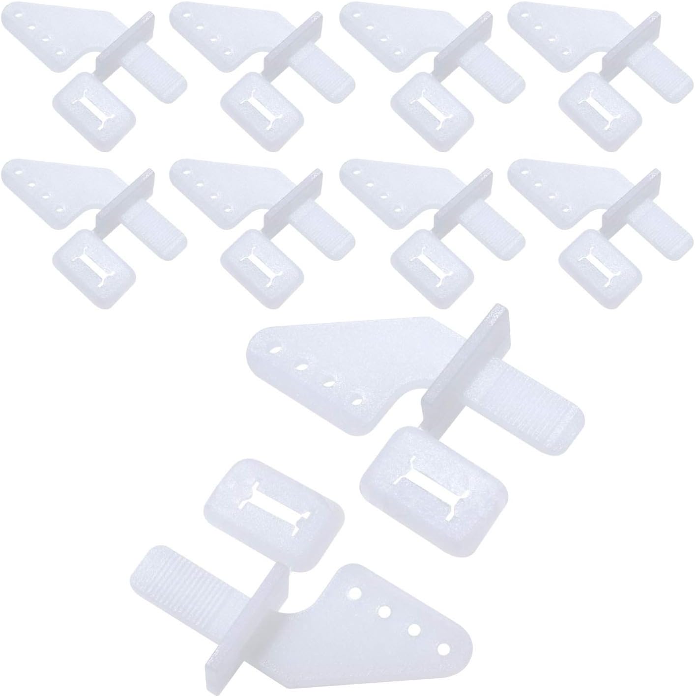 Amazon.com: uxcell Control Horn, 13x9mm Nylon Horns with 3 Holes 0.8mm ...