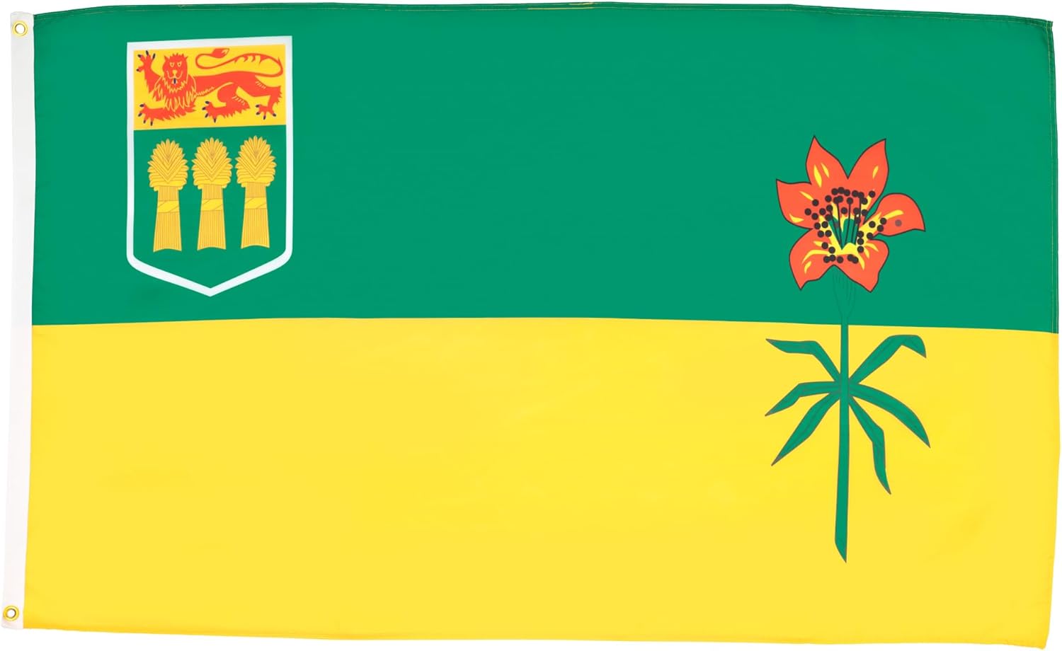 Amazon.com : AZ FLAG - Saskatchewan Flag - 3x5 Ft - 100D Polyester Canada - Canadian Region of ...