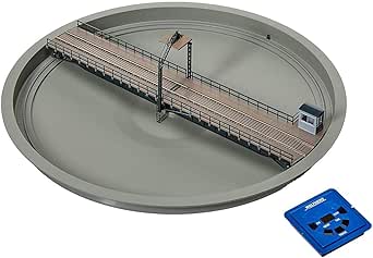 Amazon.com: Walthers, Inc. Motorized Turntable Assembled Train, 16-7/16 ...