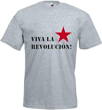 T-shirt - Viva la Revolucion Kuba : Amazon.nl: Kleding, schoenen & sieraden